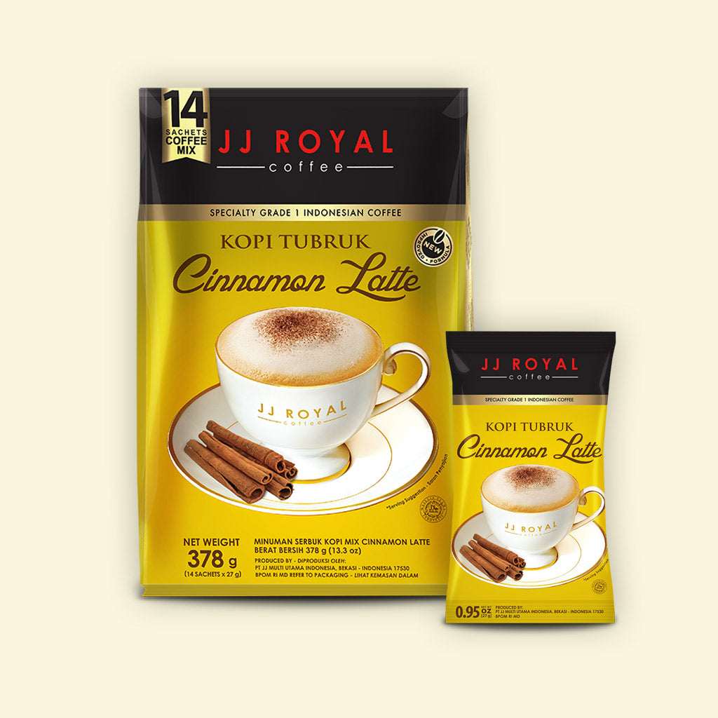 Cinnamon Latte (14 pack) Coffee | JJ Royal Coffee Company Singapore