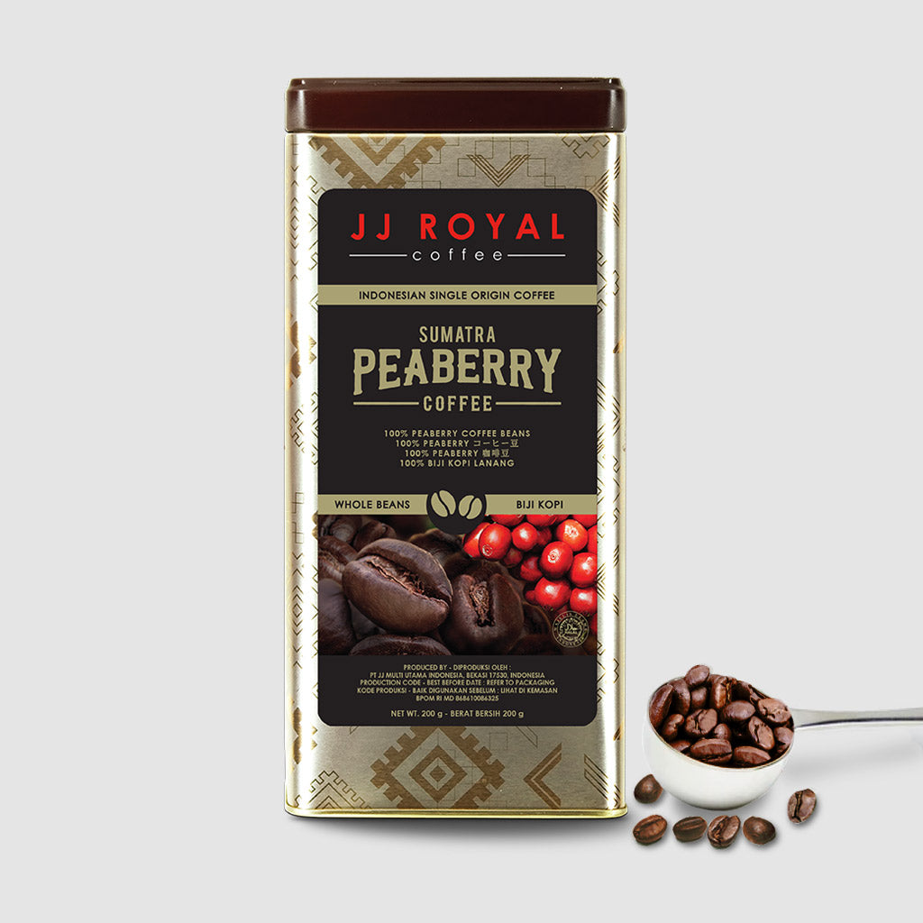 Peaberry Sumatra Robusta Single Origin Coffee | JJ Royal Coffee
