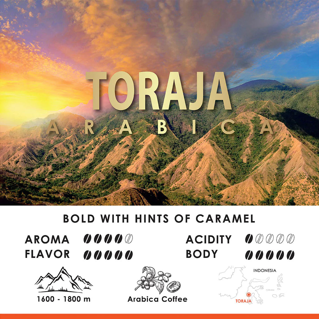 Toraja Arabica Single Origin Coffee Capsules | JJ Royal Coffee Singapore